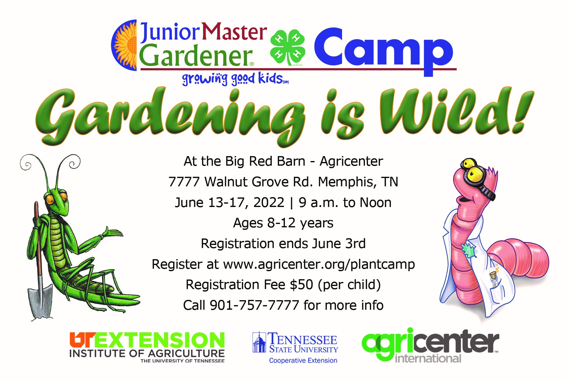 Junior Master Gardener Plant Camp | Shelby County